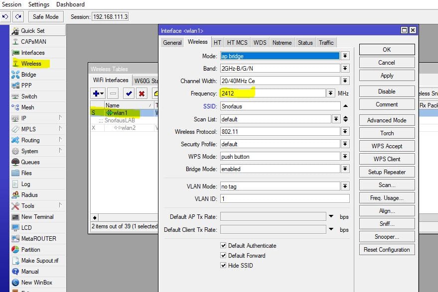 Guide til administrasjon av Mikrotik - Vi kan trådløse nettverk!